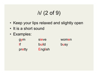 Vowel sounds part1 | PPT