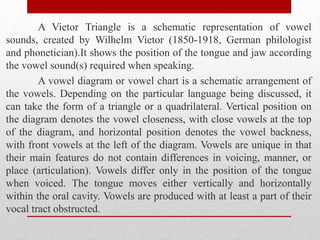 Vowels phonology | PPTX