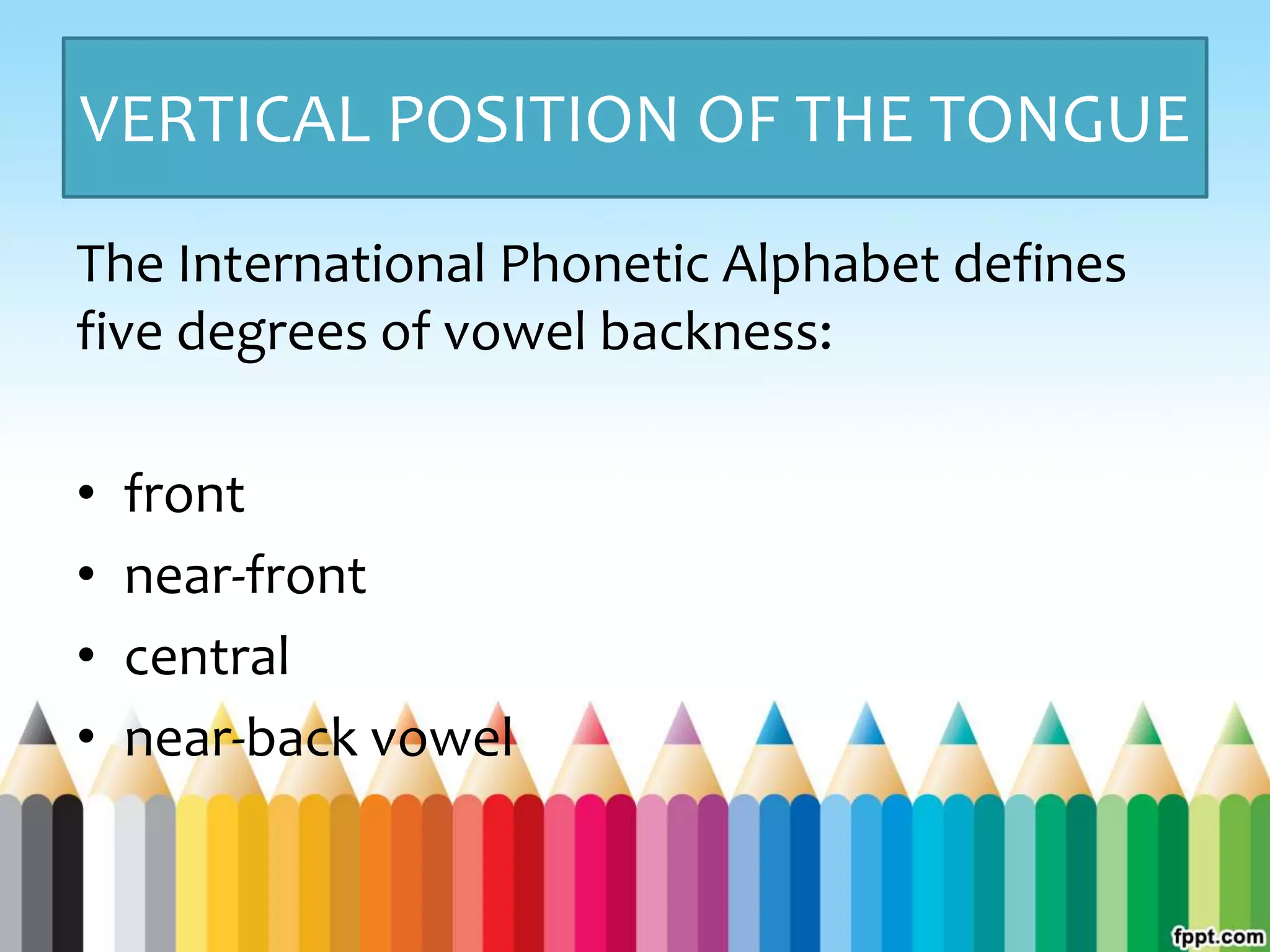 Vowels sounds | PPTX