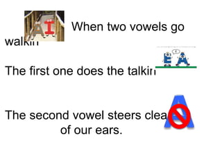 Vowels walking | PPTX | Poetry | Books and Literature