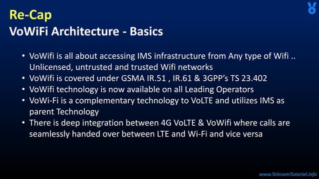 VoWifi 02 - VoWifi architecture overview (pdf ppt) | PDF