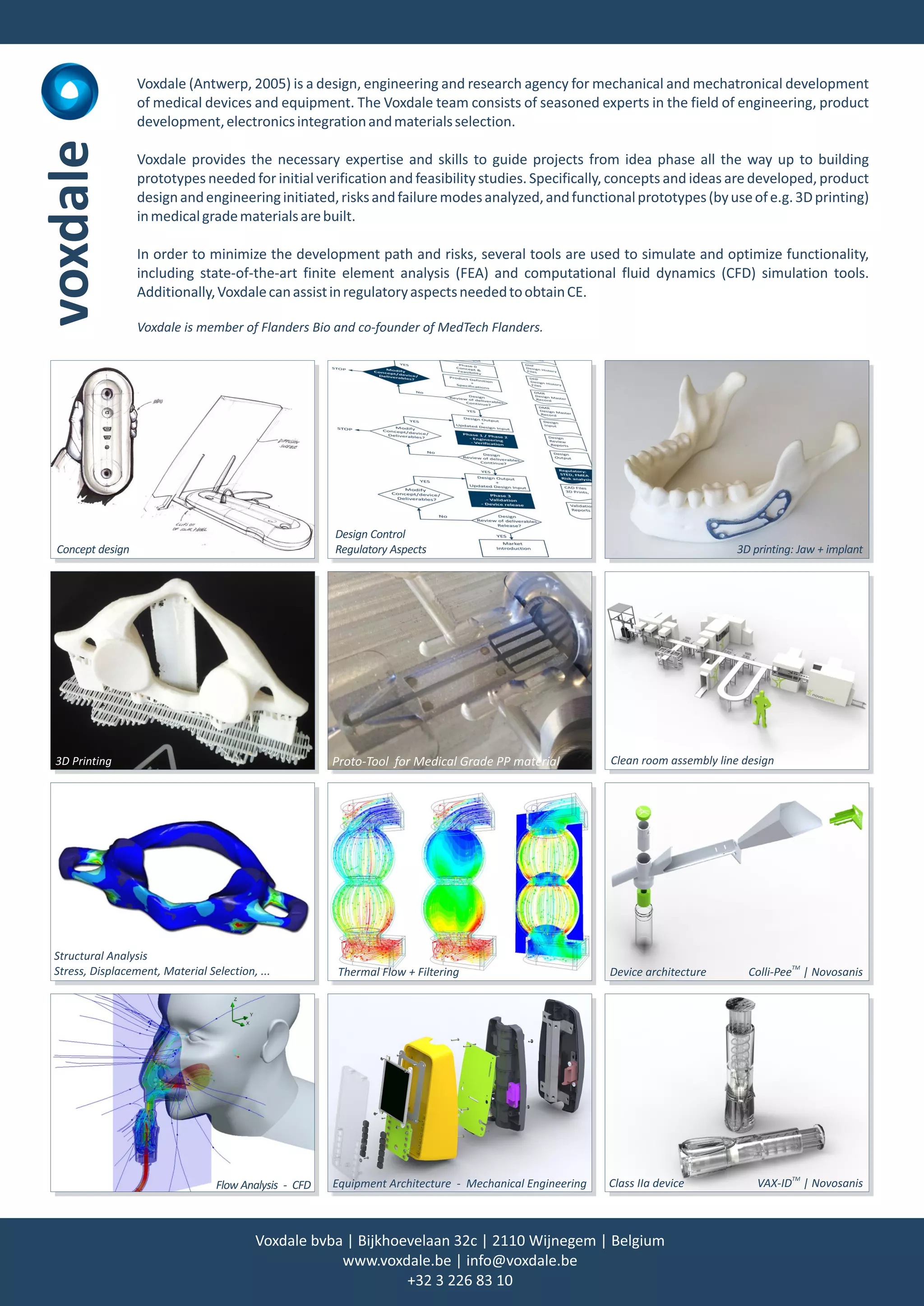 Voxdale MedTech Brochure 2015 | PDF