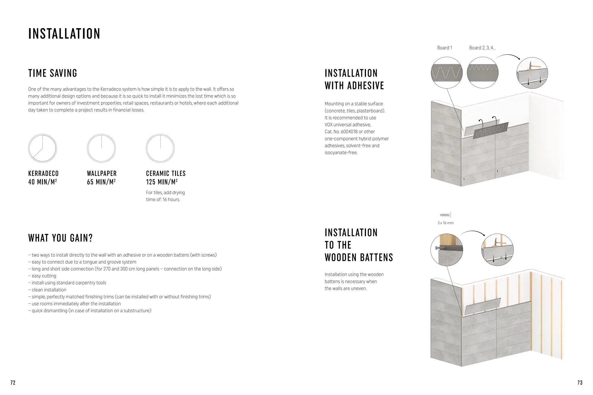 Vox Kerradeco Catalog For Wall Panels & Ceilings | PDF