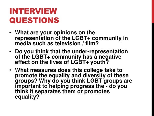 Vox pop and interview questions