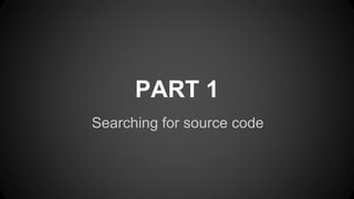 Improving your team’s source code searching capabilities | PPTX