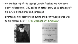 Voyage of darwin | PPTX