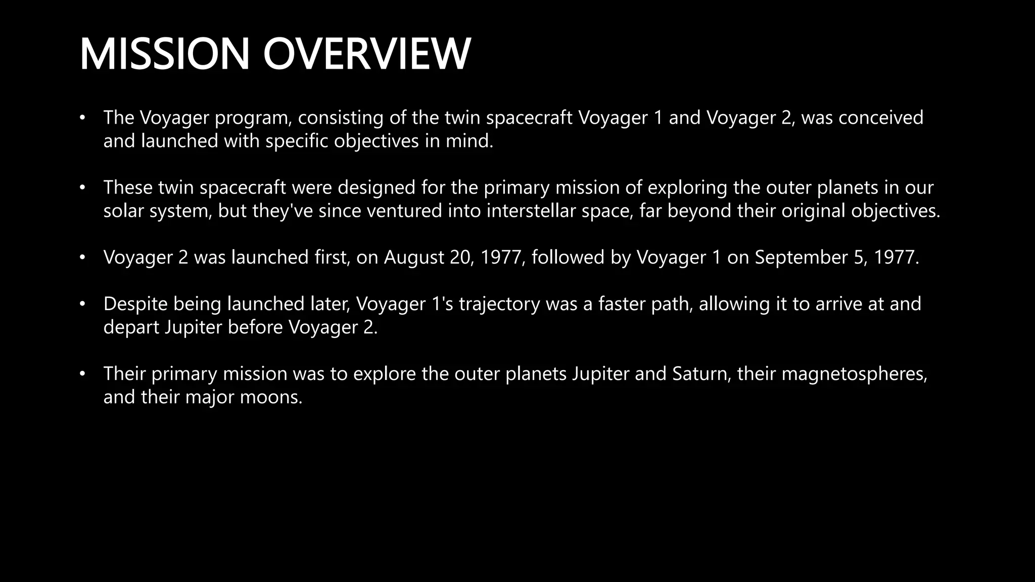 Voyager - World's The Greatest Space Mission | PPTX