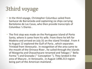 Voyages of cristopher colombus | PPTX