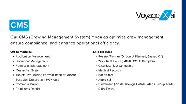 VoyageX AI: Revolutionizing Maritime Software with AI-Powered Ship ...