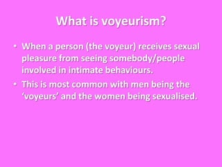 Voyeurism | PPT