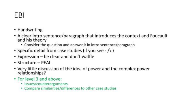 Voyeurism & foucault feedback | PPTX