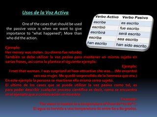Voz activa y pasiva | PPTX