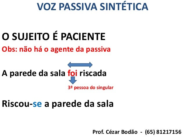 Vozes verbais