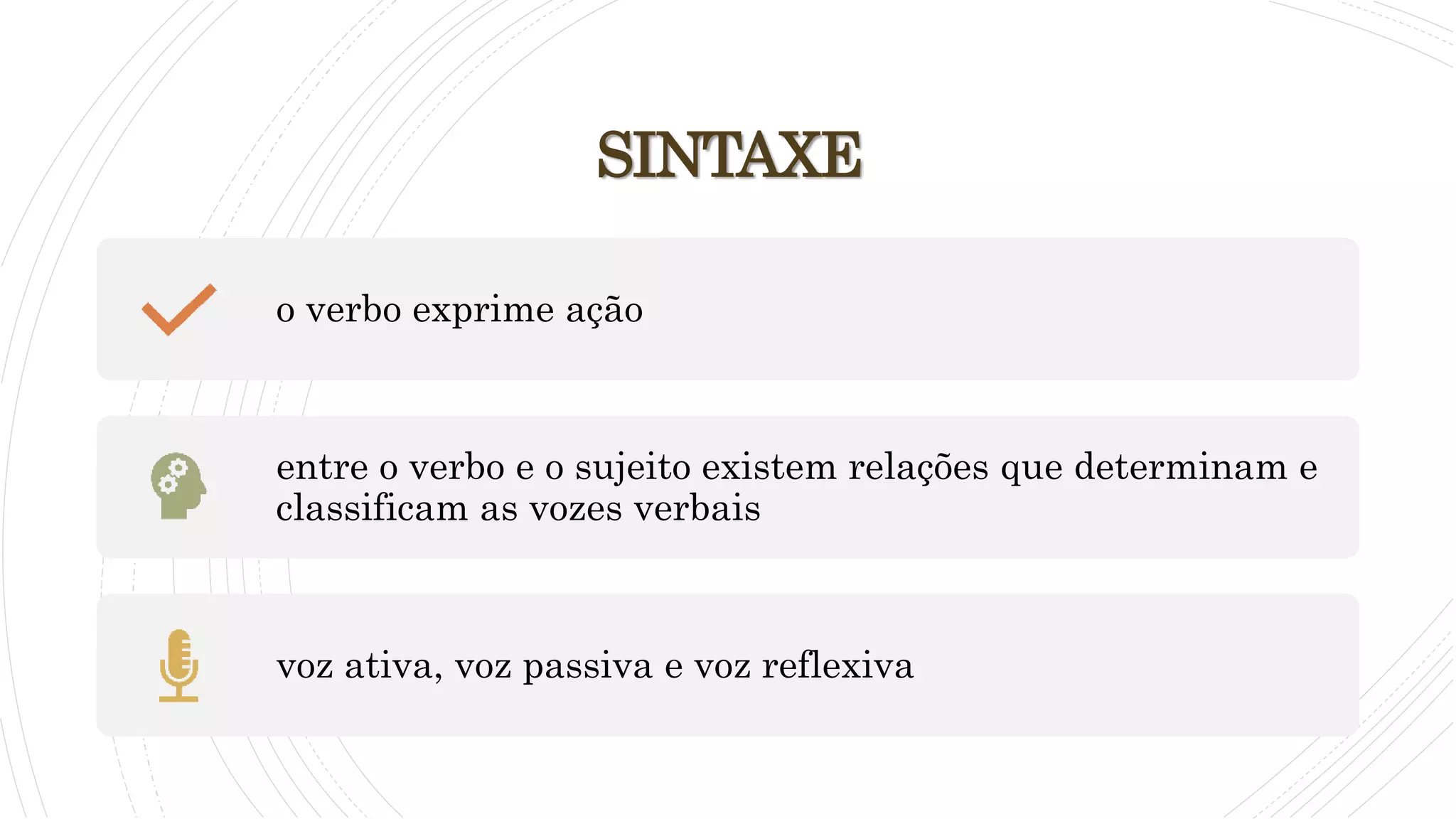 Vozes verbais (voz ativa, voz passiva e voz reflexiva) | PPT