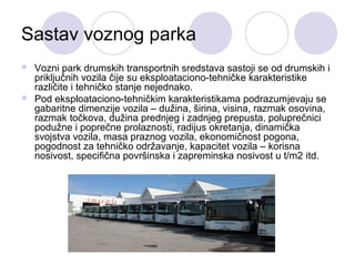 Vozni park | PPT