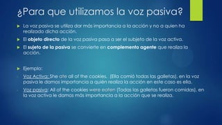 Voz pasiva | PPTX