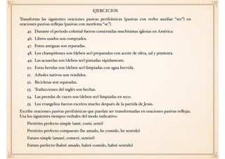 voz_pasiva análisis sintáctico de oraciones | PDF