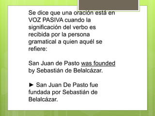 Voz pasiva-passive voice | PPTX
