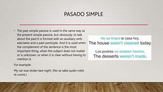 Voz pasiva en presente y pasado simple Gerson.pptx
