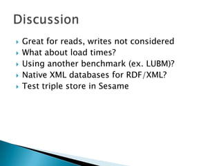 Review: Scalable Semantic Web Data Management Using Vertical Partitioning | PPTX