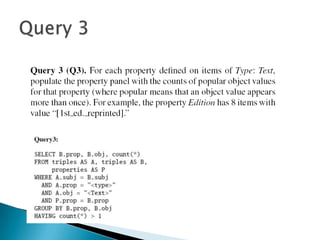 Review: Scalable Semantic Web Data Management Using Vertical Partitioning | PPTX