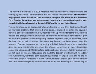 “The Pursuit of Happiness”, movie lessons applied in business when ...