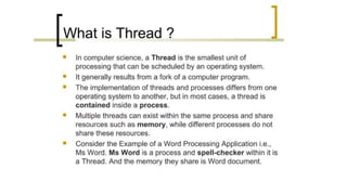 Scheduling Thread | PPTX