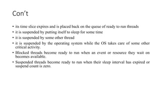 Scheduling Thread | PPTX