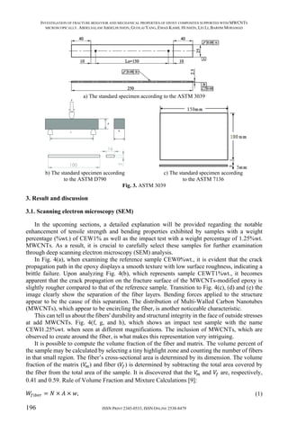 Investigation of fracture behavior and mechanical properties of epoxy ...