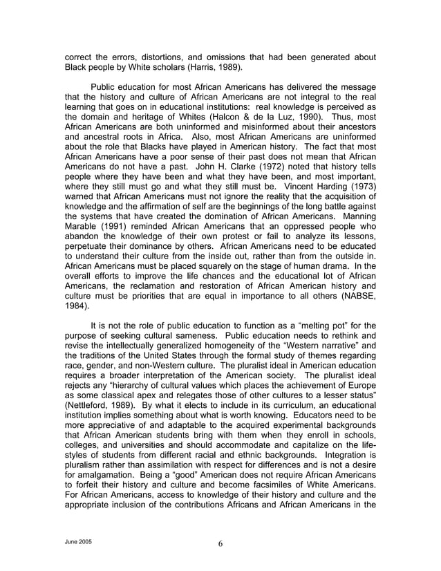The African American Culture | PDF