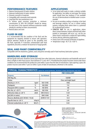 TDS FM COOLANT | PDF