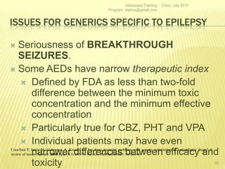 Clinical profile of Valproate | PPTX