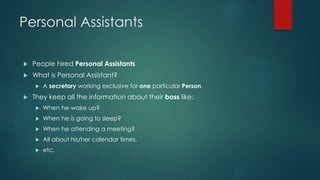 Virtual Personal Assistant | PPTX