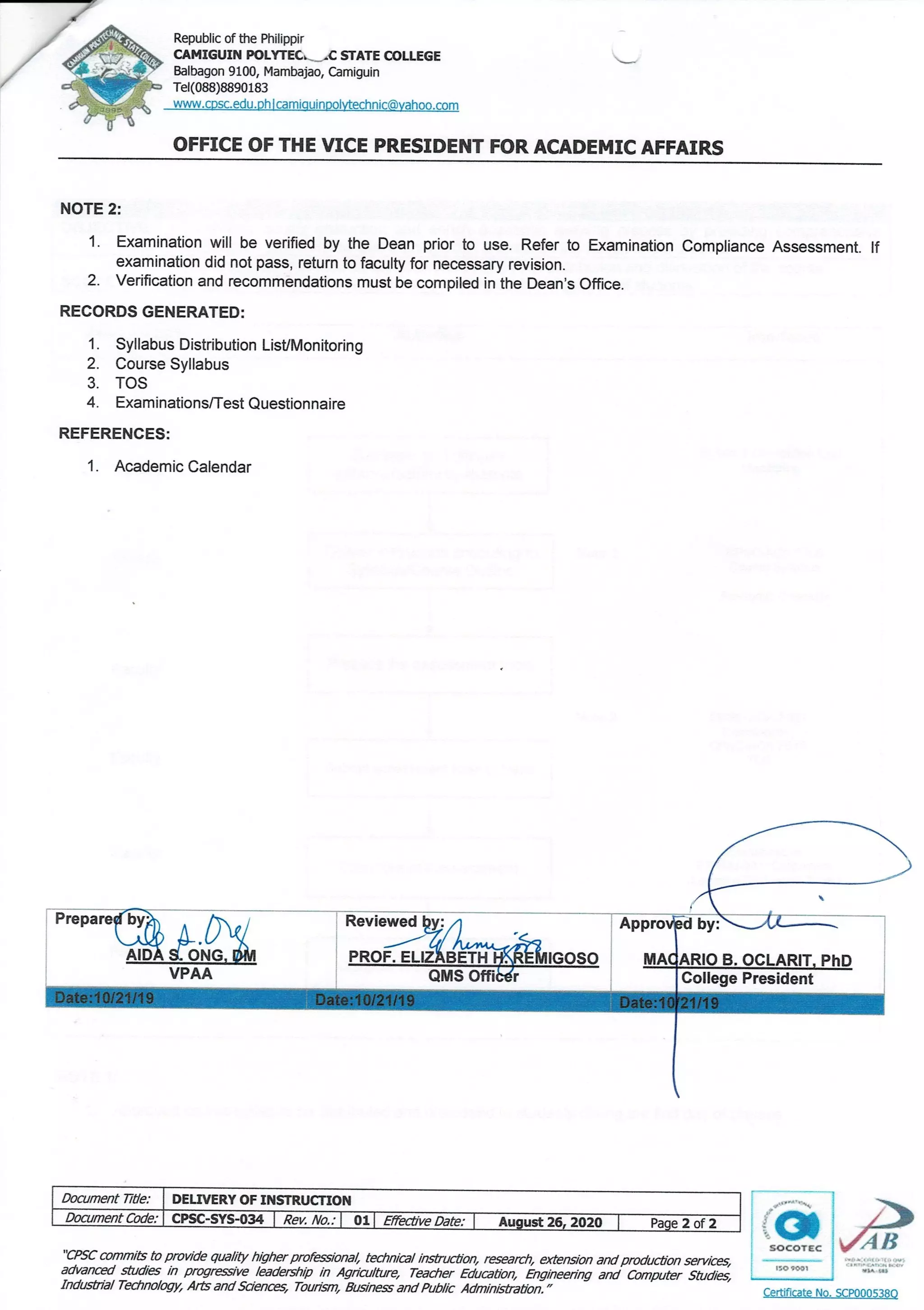 Vpaa delivery-of-instruction | PDF