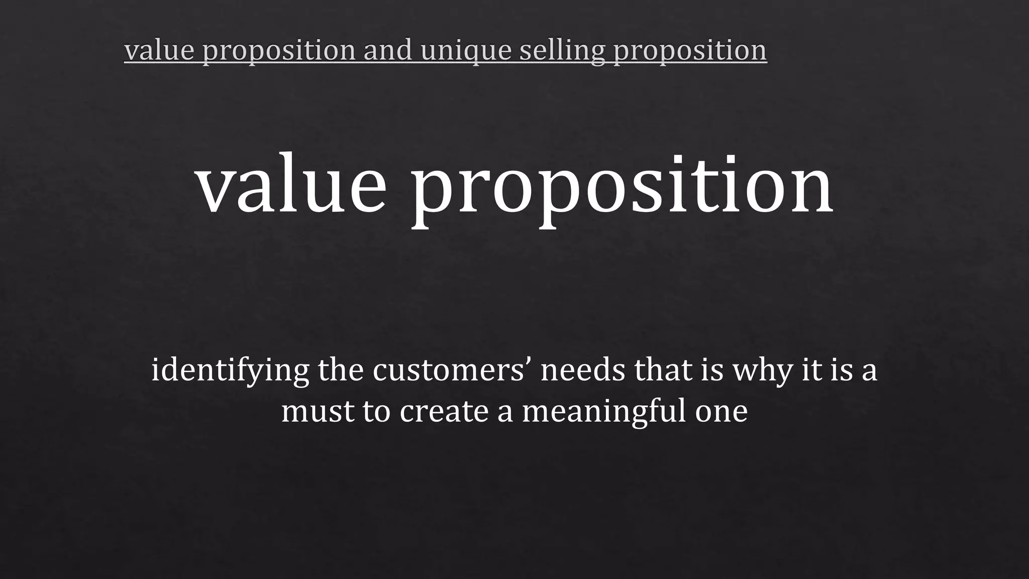Value Proposition and Unique Selling Proposition Intro | PPTX ...