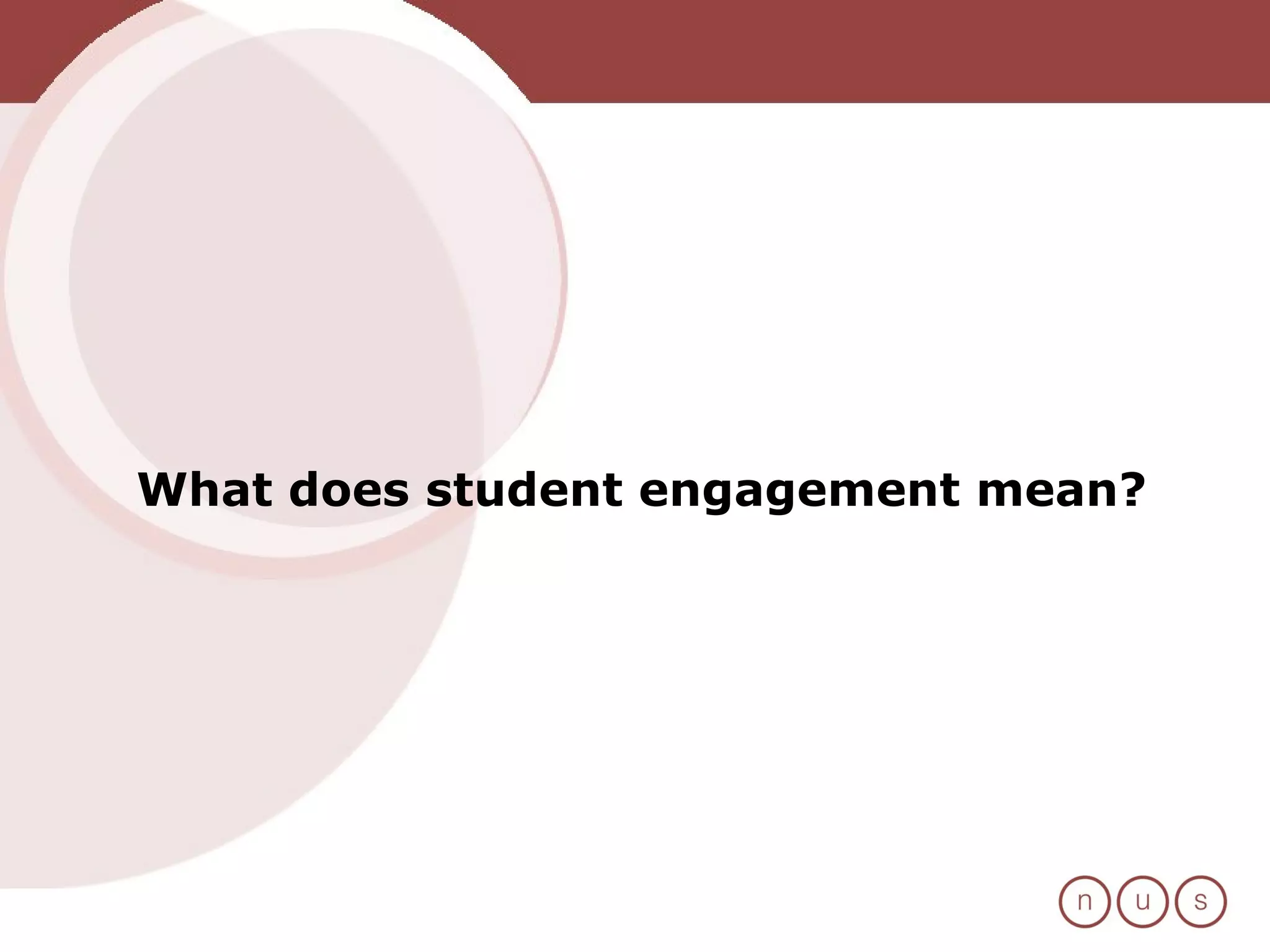 Student engagement | PPT