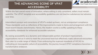 VPAT Accessibility From Template to Compliance Mastery.pptx