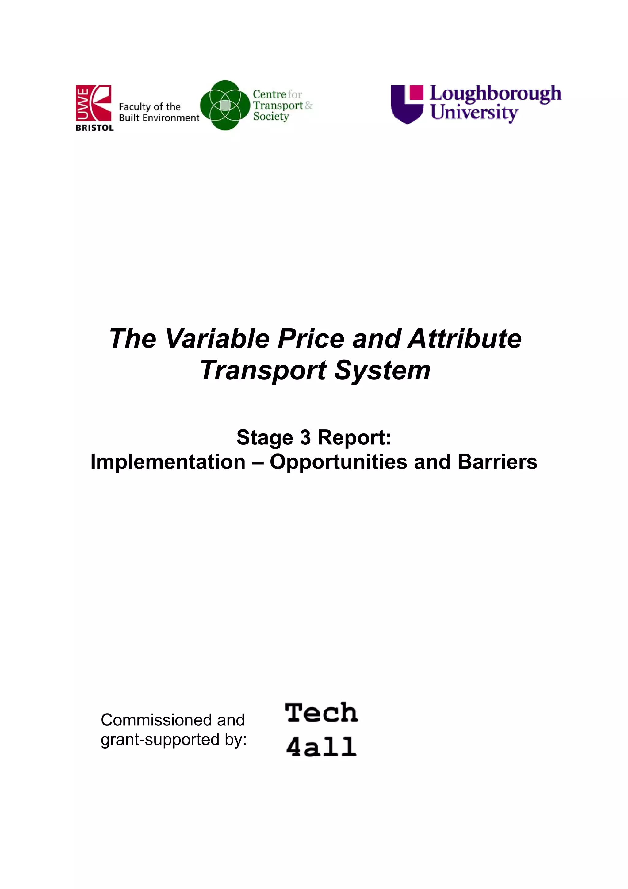 VPATS Stage 3: Implementation | PDF