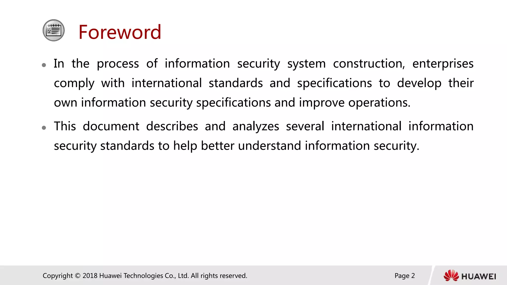 102 Information security standards and specifications | PPTX