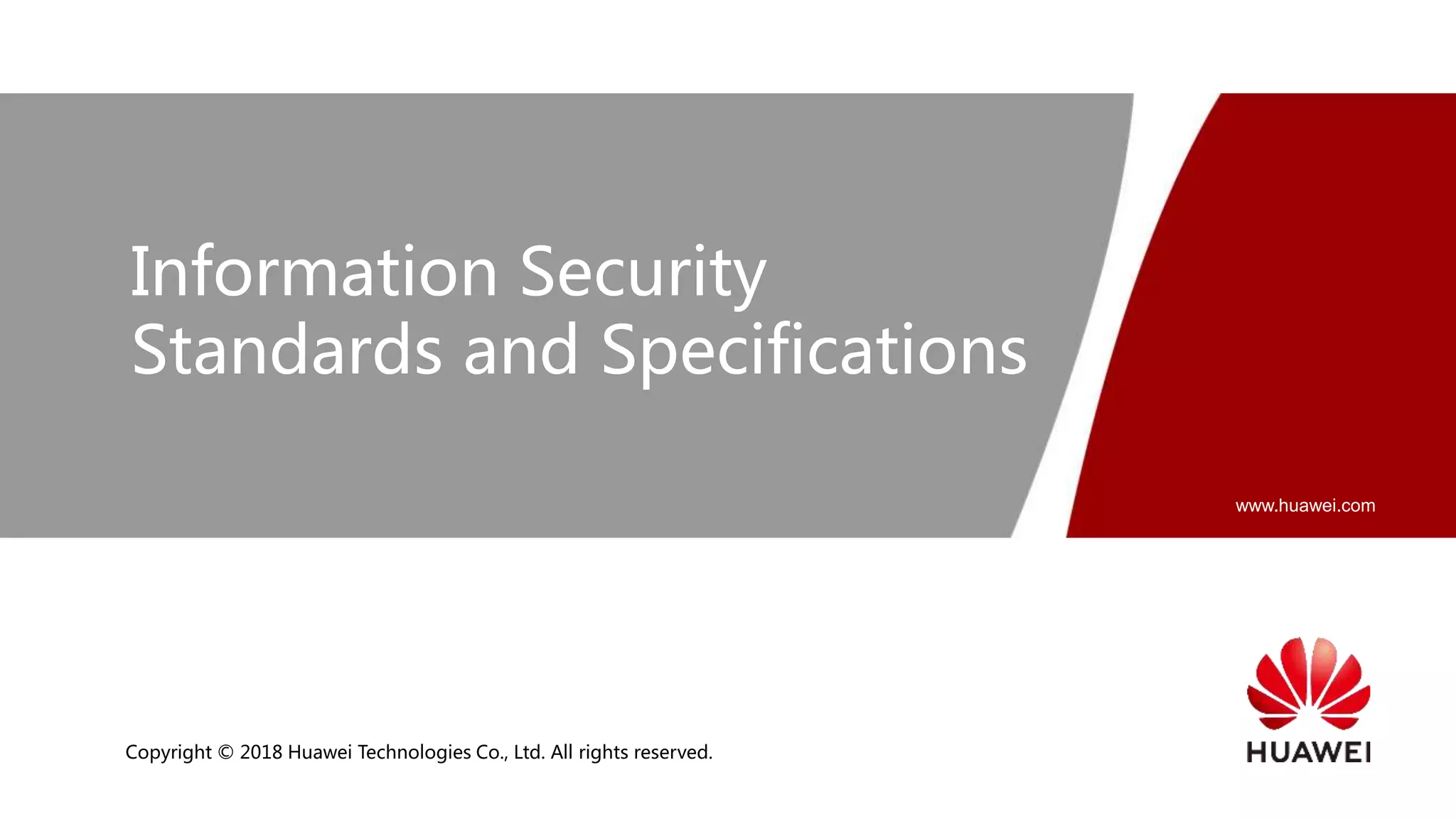 102 Information security standards and specifications | PPT