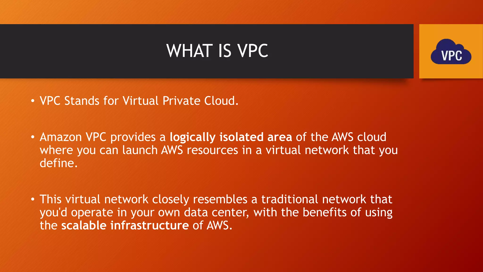 Amazon Virtual Private Cloud (VPC) | PPTX