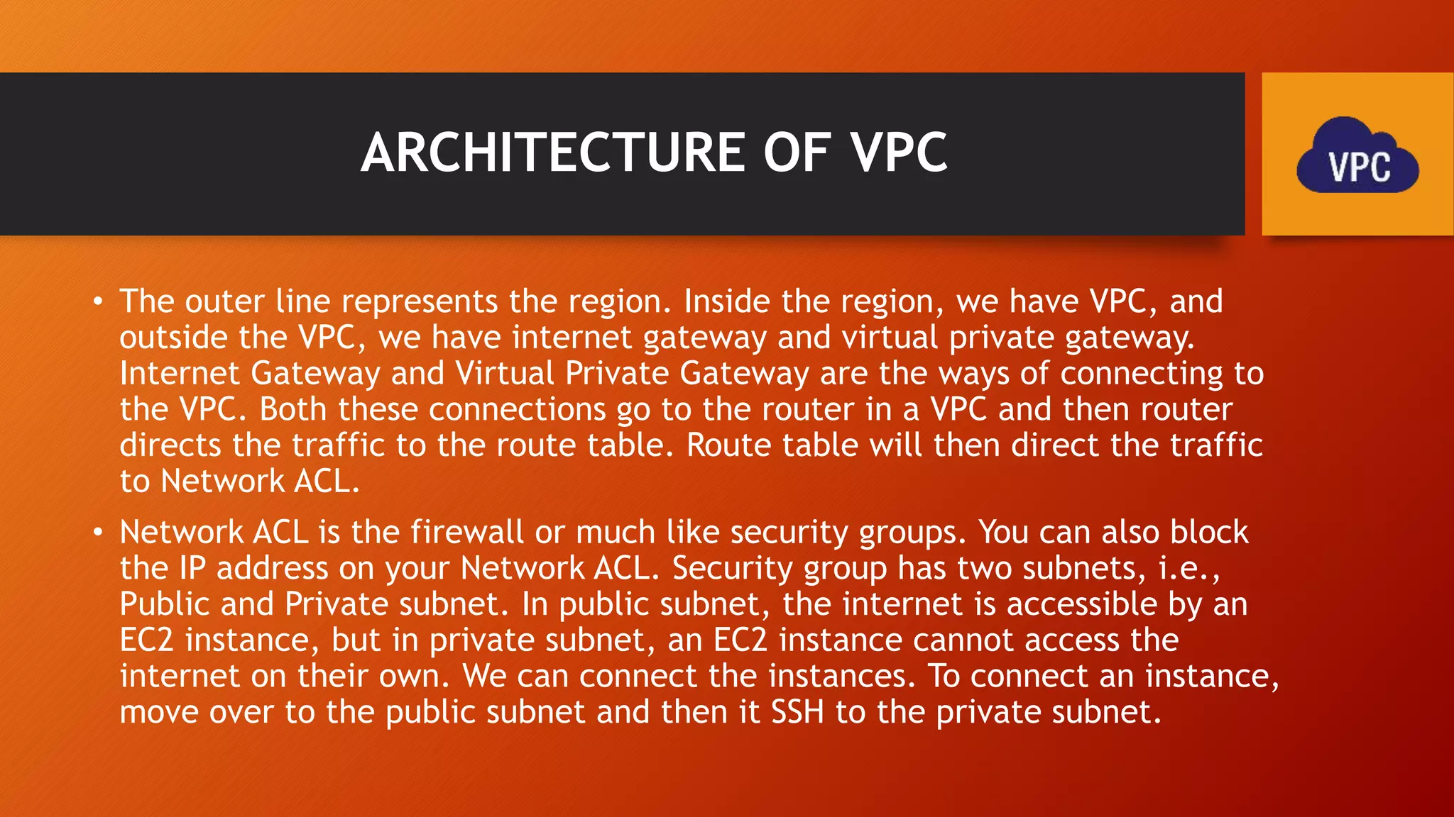Amazon Virtual Private Cloud (VPC) | PPTX