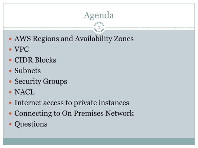 AWS VPC and components | PPTX