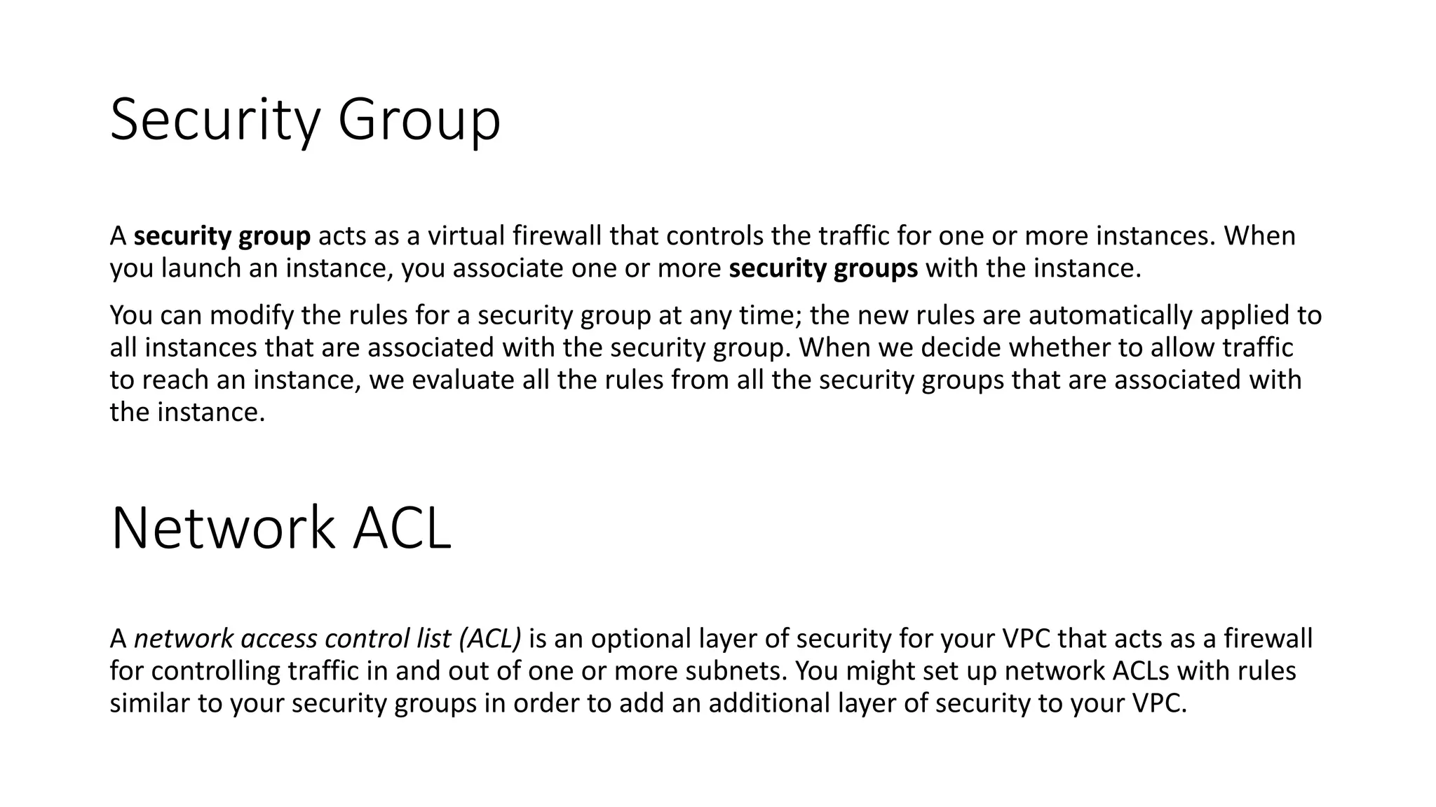 Aws Vpc And Networking Basic Concepts Pptx Cloud Computing Internet