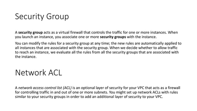 AWS VPC & Networking basic concepts | PPTX | Cloud Computing | Internet