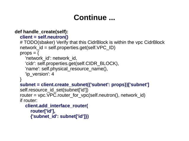 VPC Implementation In OpenStack Heat | PPT