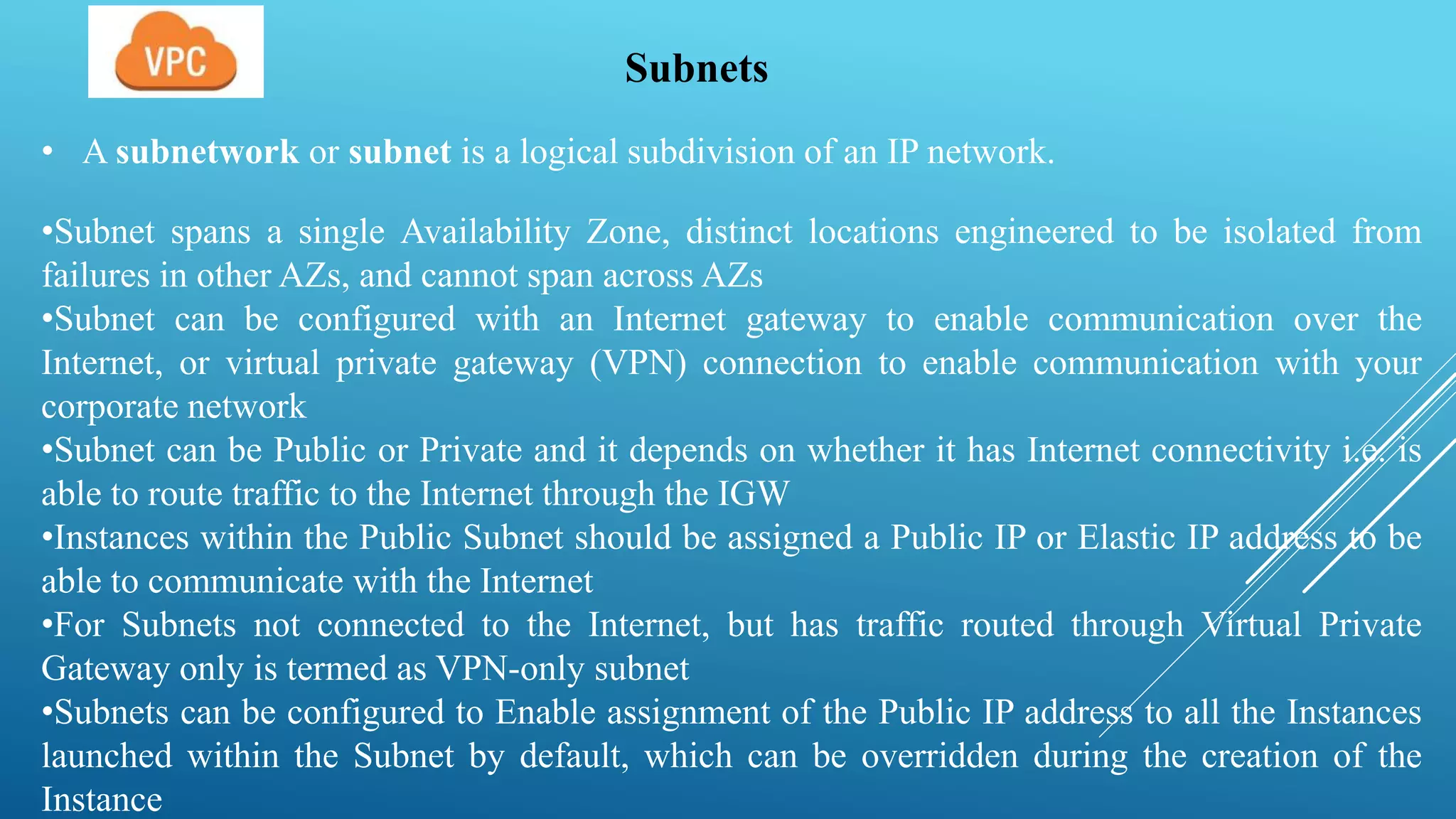 Vpc (virtual private cloud) | PPTX