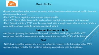 Vpc (virtual private cloud) | PPTX
