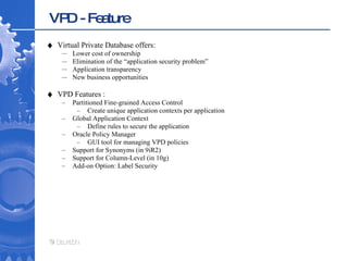 Vpd Virtual Private Database By Saurabh | PPT | Databases | Computer Software and Applications
