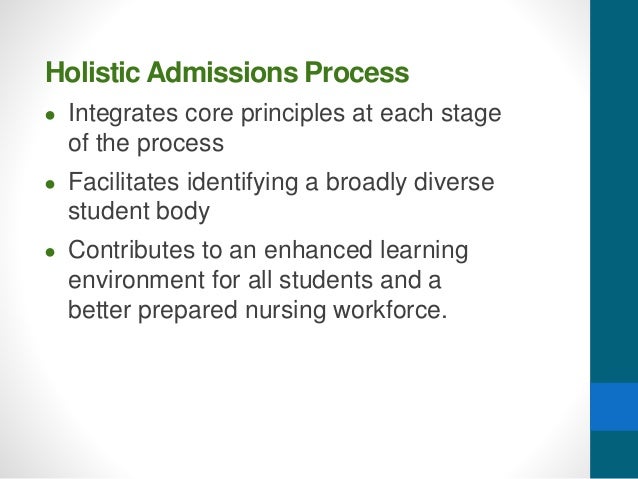 Holistic Review - An Introduction